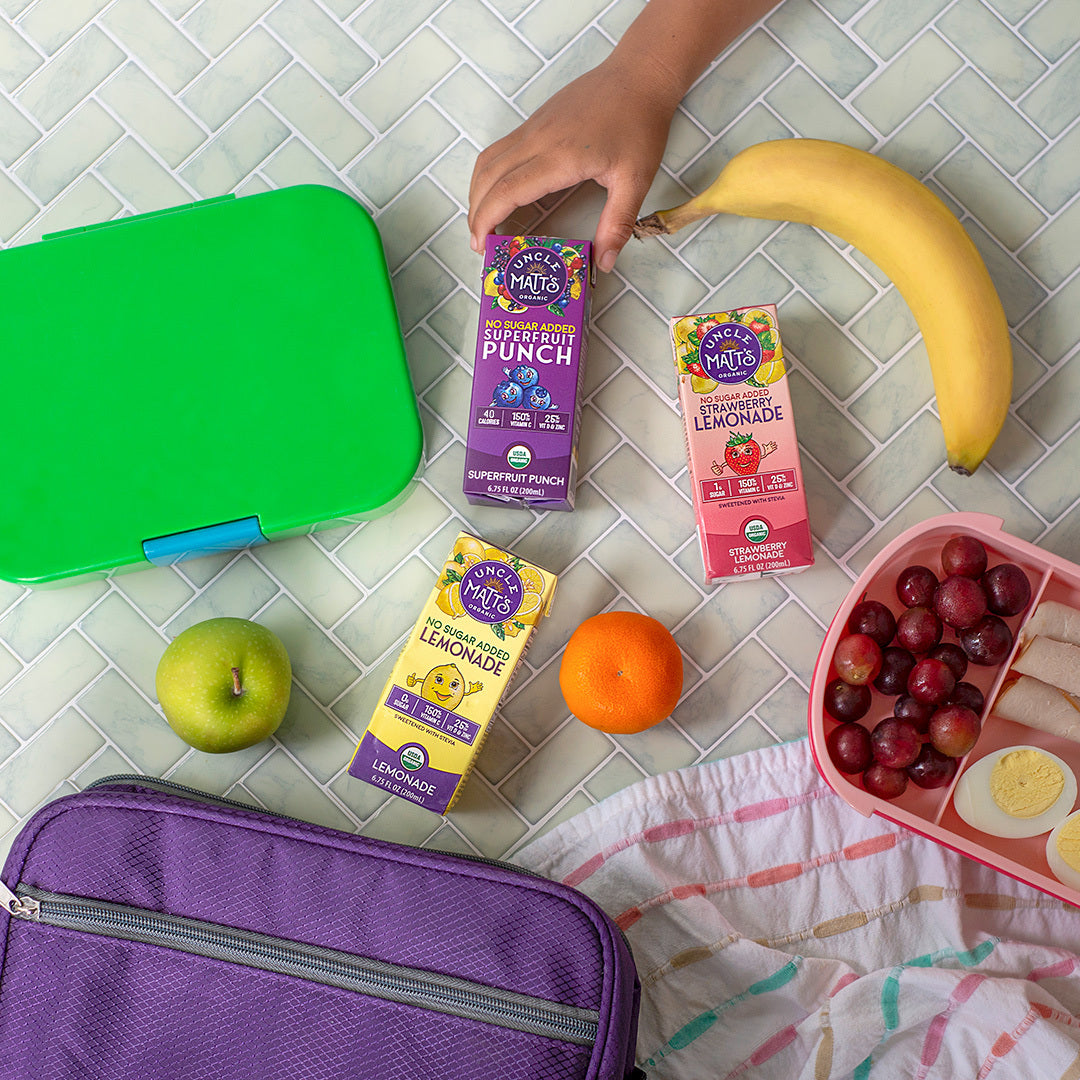 No Sugar Added Juice Boxes: | Uncle Matt's Organic