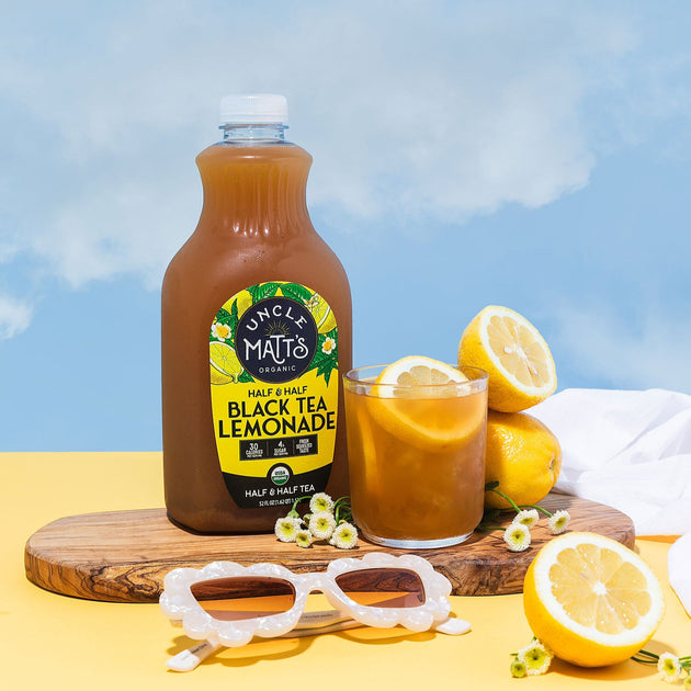 Organic Black Tea Lemonade (4 Bottles) | Uncle Matt's Organic