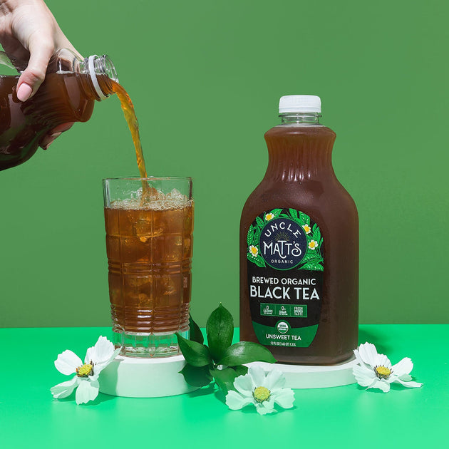 Organic Unsweet Black Tea (4 Bottles) | Uncle Matt's Organic